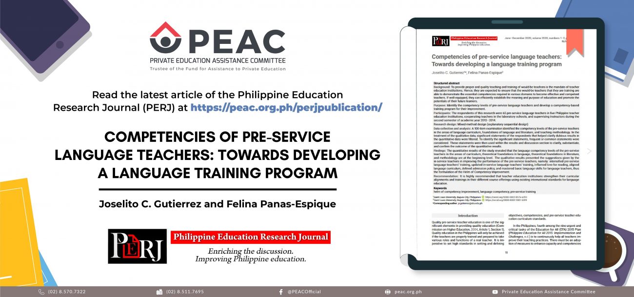 PEAC Official Website | Private Education Assistance Committee